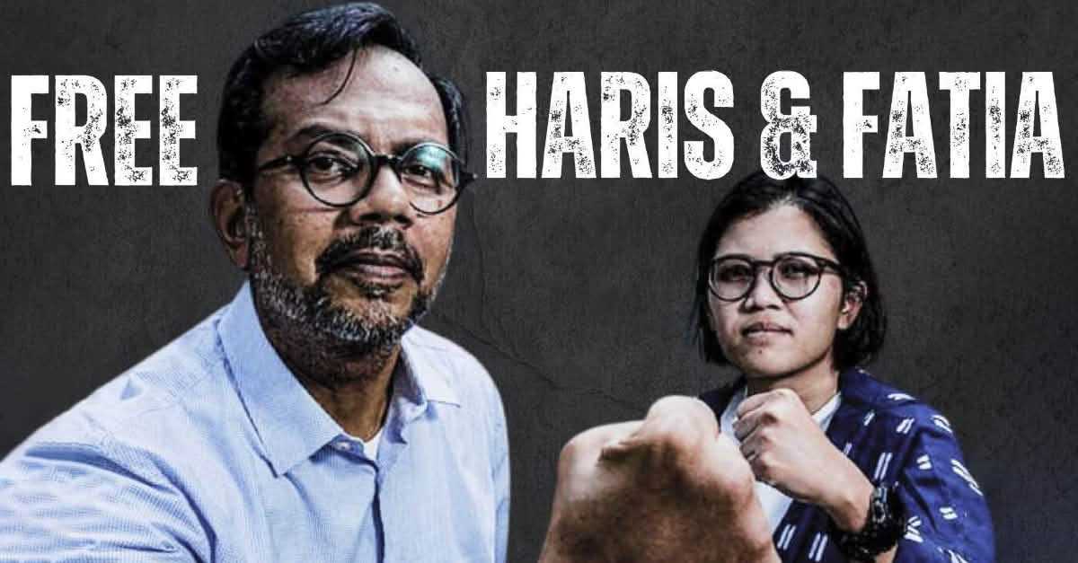 Solidarity with human rights defenders Haris Azhar and Fatia ...